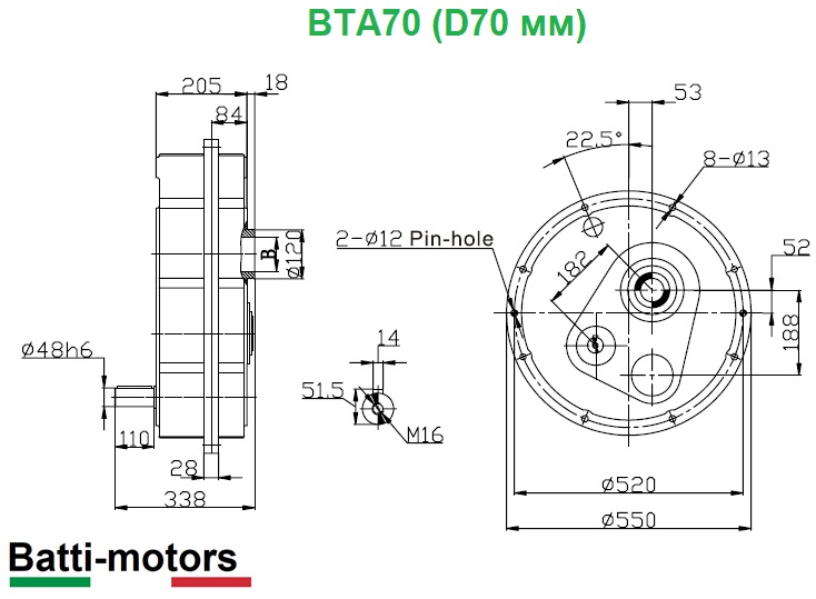 Купить редуктор тарельчатый bta 70 70 d a 15 hs по выгодным ценам в ...